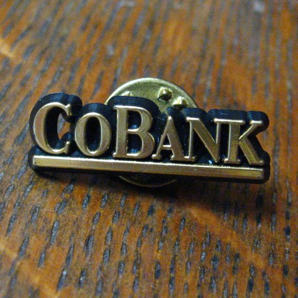 CoBank | Accessories | Cobank Vintage Bank Lapel Pin | Poshmark